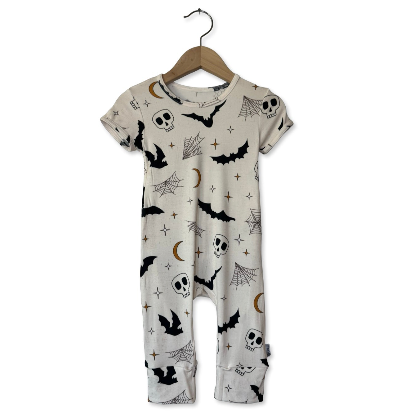 Bats & Boneheads Short Long Romper