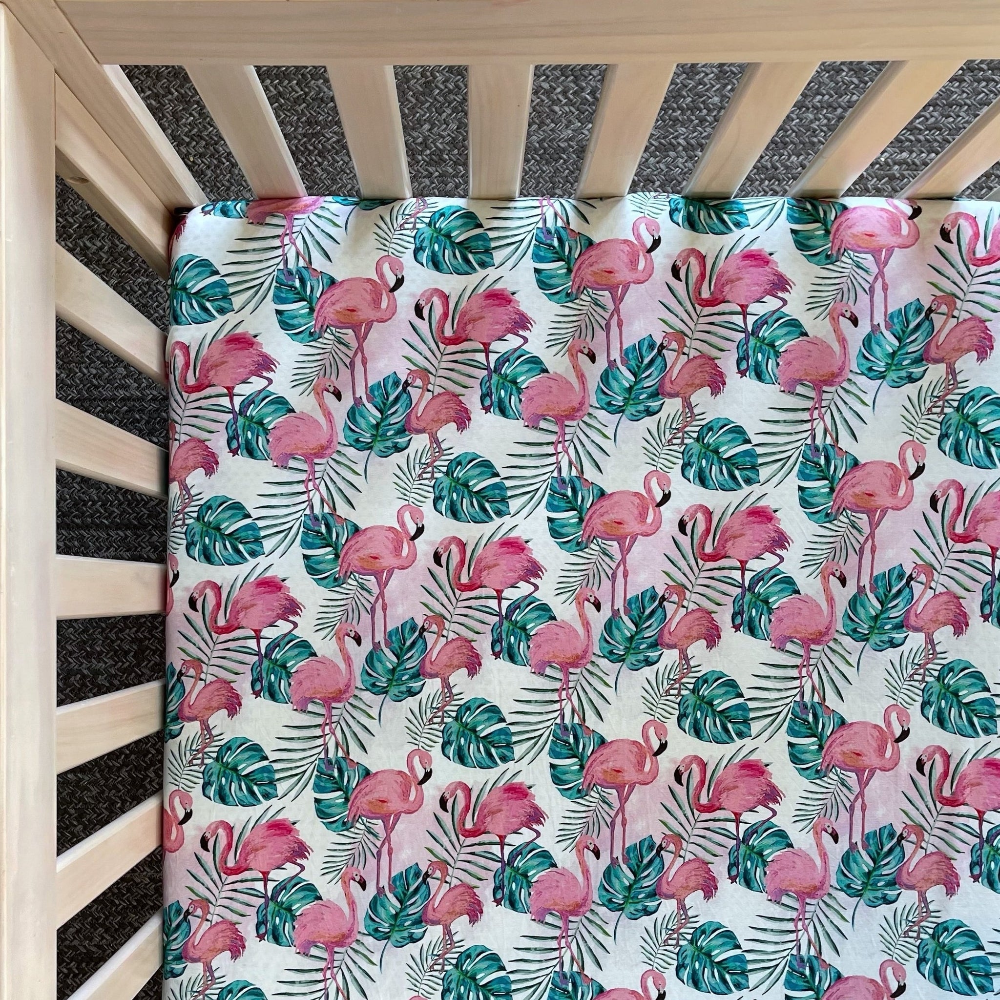 Flamingo Crib Sheet