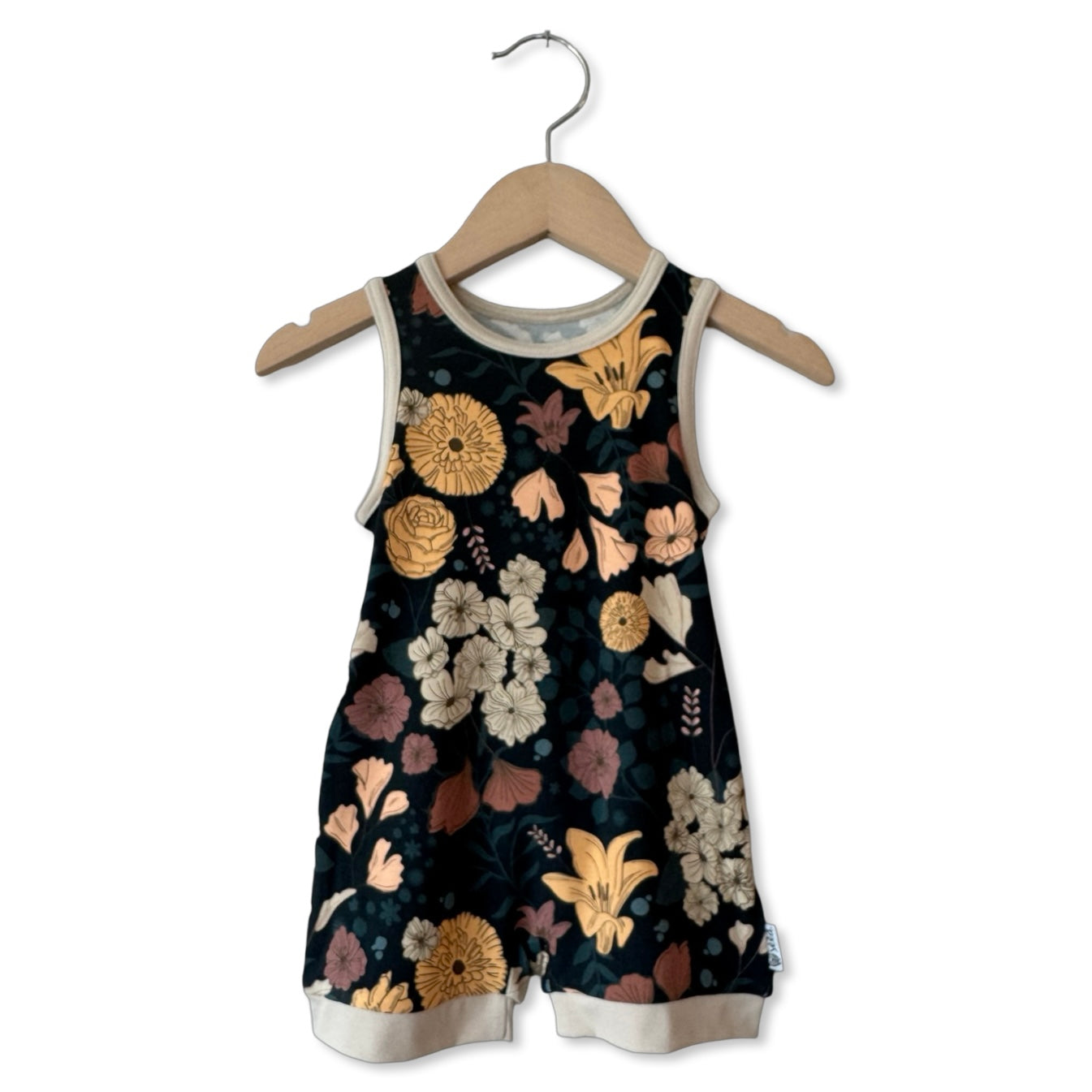 Hidden Garden Sleeveless Shorty Romper