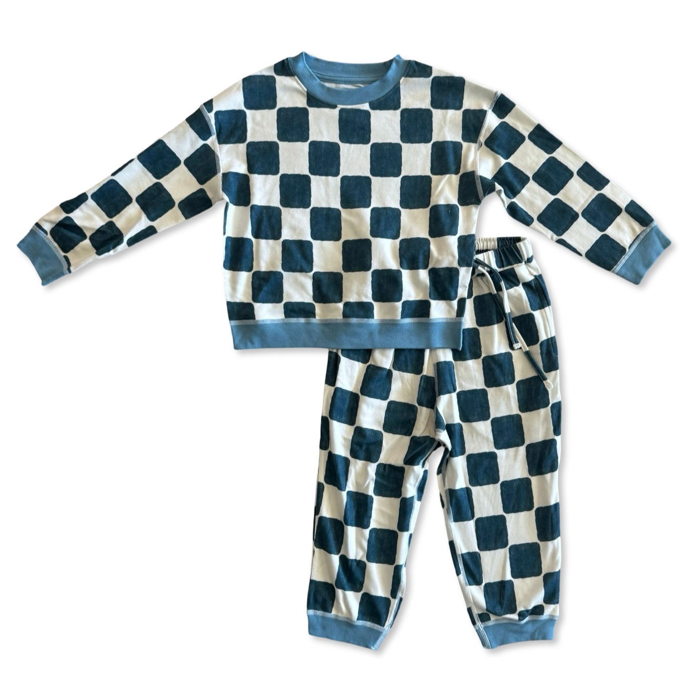 Checker Me Out Calm Cloud Set