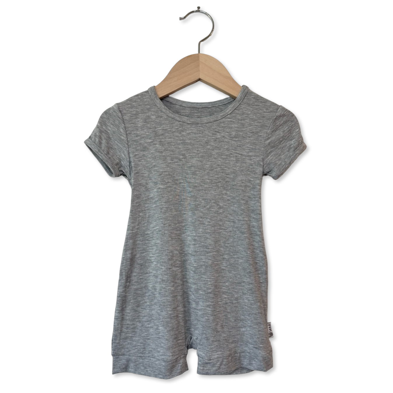 Glacier Gray Shorty Romper