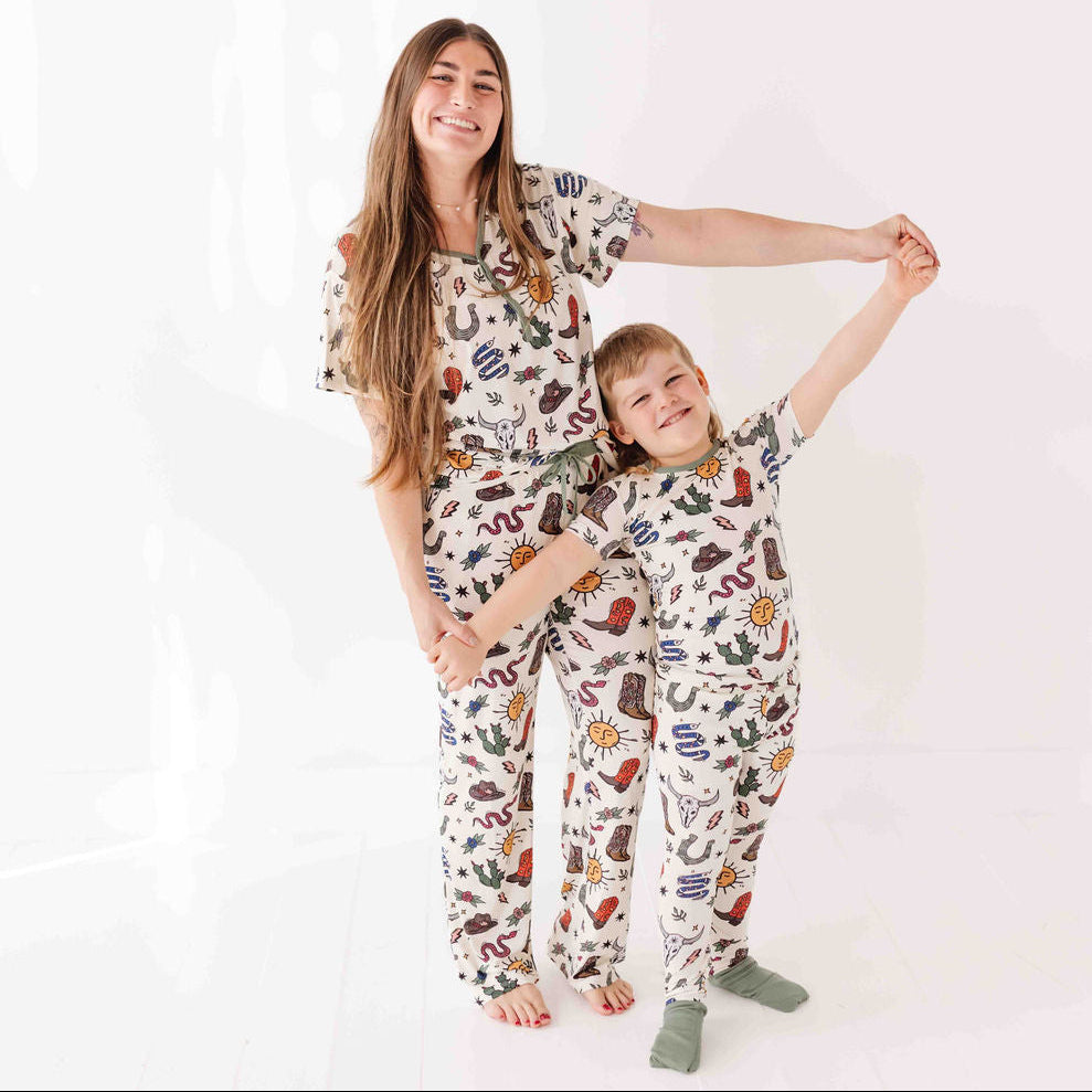 High Noon All Wrapped Up Kid's Two Piece Jammie Set